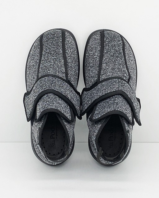 Buty na wysokie podbicie Podowell ADRIEN szare, tęgość M-N - obuwie ...